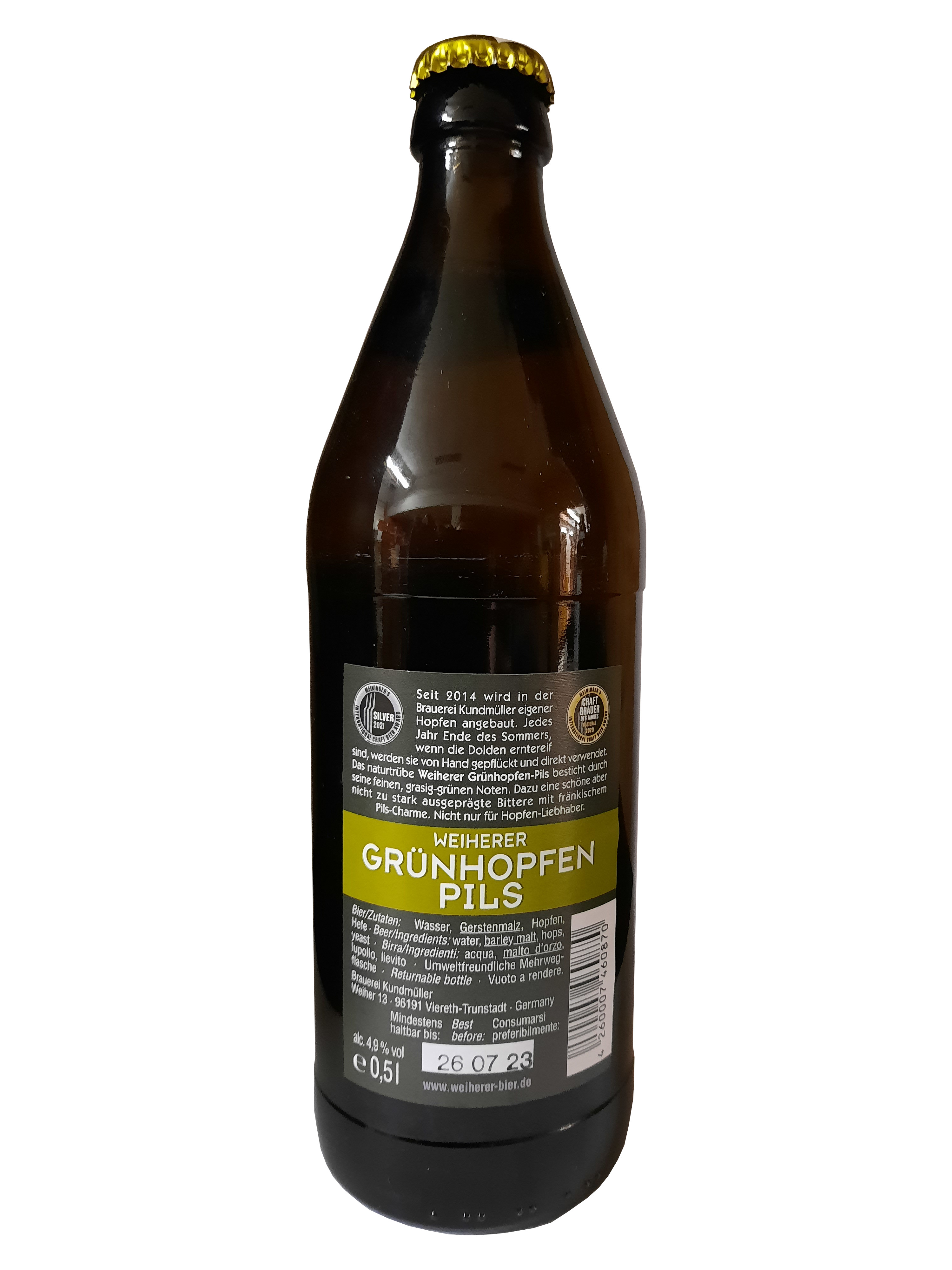 Landbierparadies24 - Shop | Grünhopfenpils - Brauerei Kundmüller ...